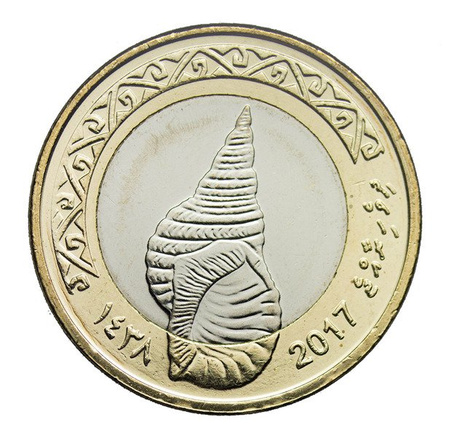 Malediwy 2 Rufiyaa 2017 - Muszla Koncha | Monety \ Azja | Trytek ...