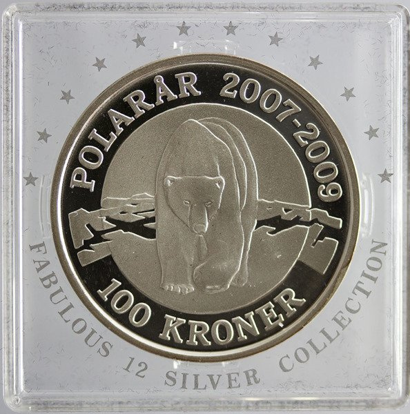 Dania 100 Koron 2007 - Niedźwiedź Polarny, Fabulous 12 | Srebro ...