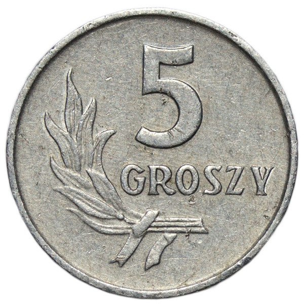 Polska PRL 5 Groszy 1965 | Monety \ Polska \ Obiegowe \ PRL (1944-1989) | Trytek Numizmatyka