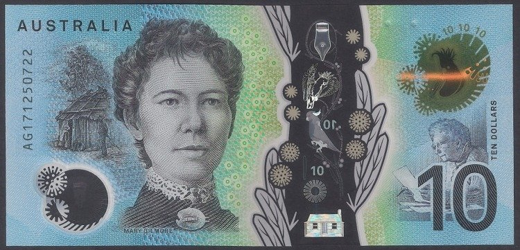 Australia 10 Dolarów 2017 - Banjo Paterson | Banknoty \ Australia i ...