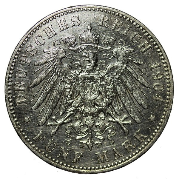 Niemcy, Prusy 5 Marek 1904 A - Wilhelm II | Monety \ Europa \ Niemcy | Trytek Numizmatyka